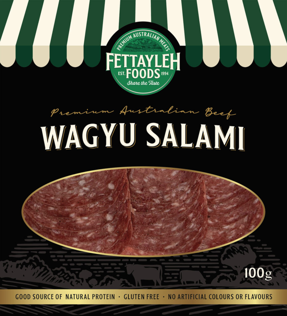 Fettayleh Foods - Wagyu Salami (100g) - Eastern Halal Butchers